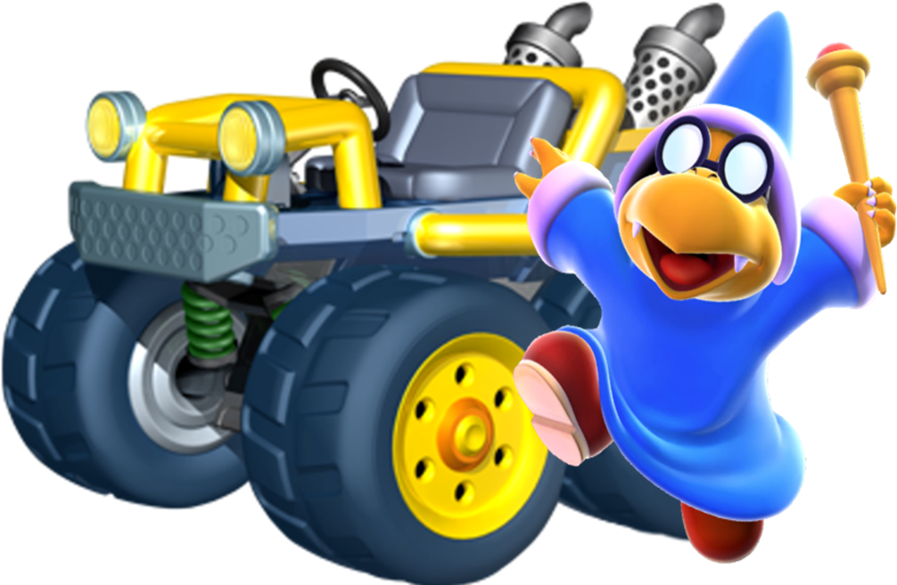 Download Mkpc Kamek - Mario Kart Characters King Boo PNG Image with No ...