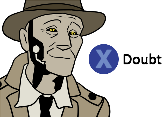 Download Fallout 4 Nick Valentine Silly Art Tag - Cartoon PNG Image ...