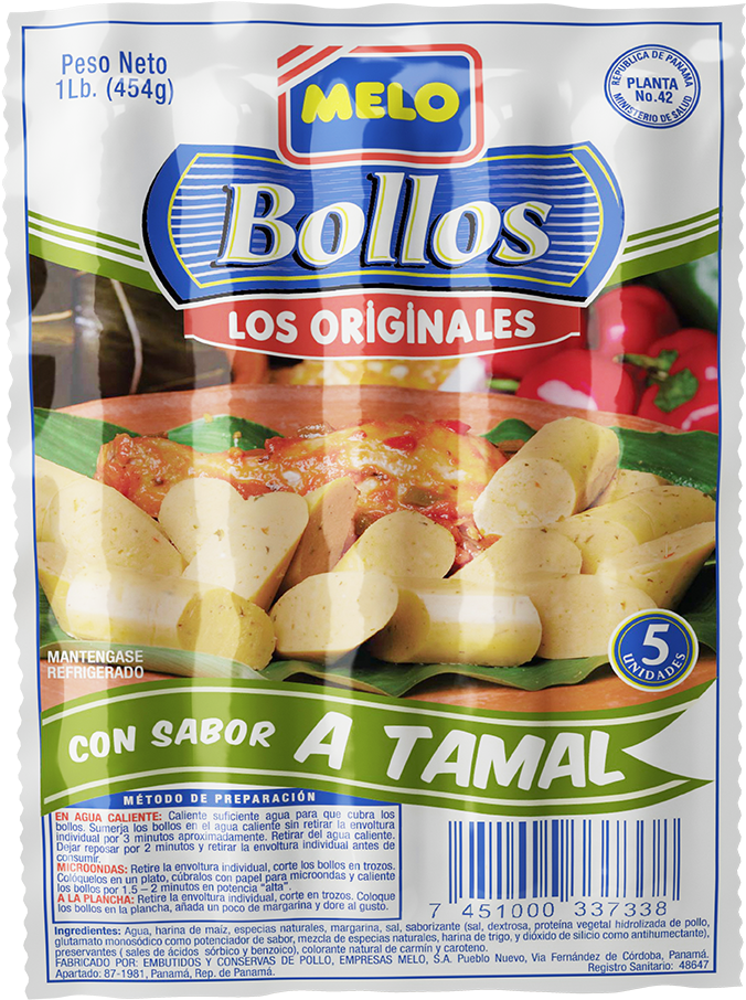 Download Bollo Con Sabor A Tamal - Bollos De Maiz Panama PNG Image with ...