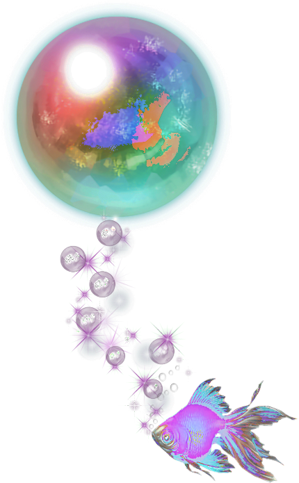 Download Mq Bubble Bubbles Fish Goldfish Color - Picsart Photo Studio ...