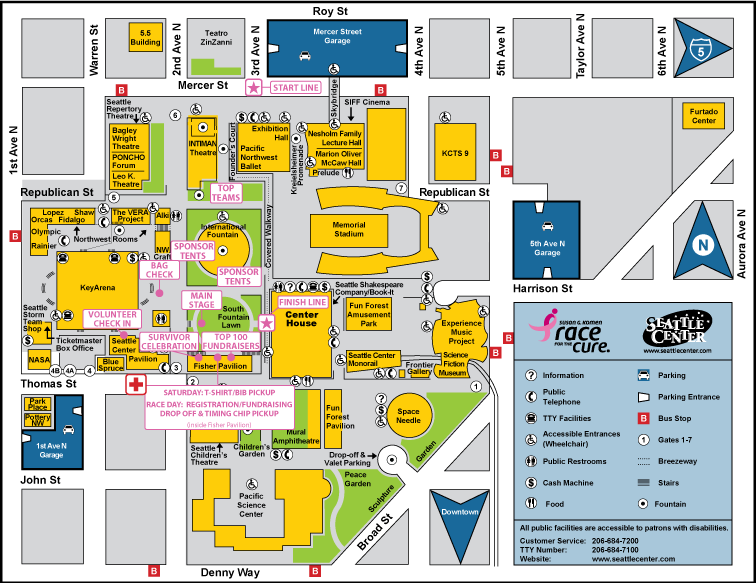 Seattle Center Map
