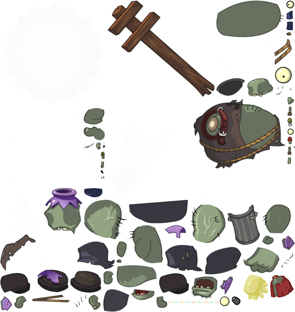 Zombies 2/gallery Of Zombie Sprites - Cartoon - Free Transparent PNG ...