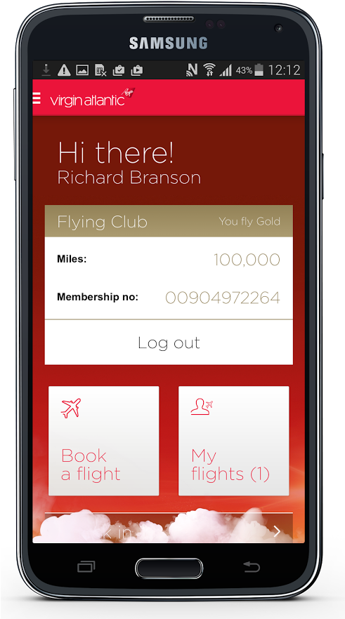 Download Image05 - Virgin Atlantic Flying Club App PNG Image with No ...