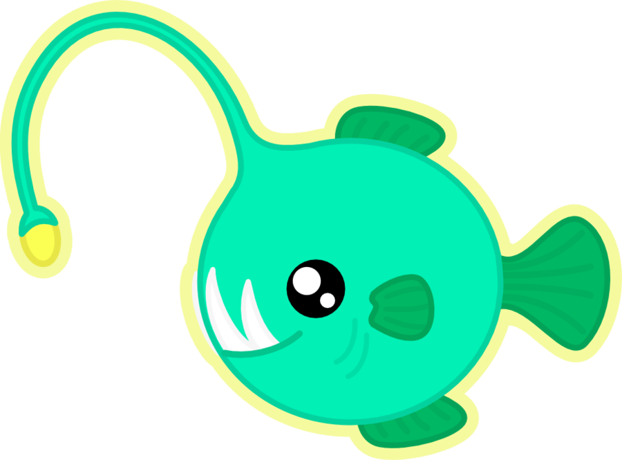 Download Drawn Fish Transparent - Angler Fish Clip Art PNG Image with ...