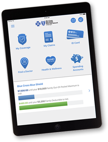 Download What You Can Do With The App - Bcbs Mobile App PNG Image with ...