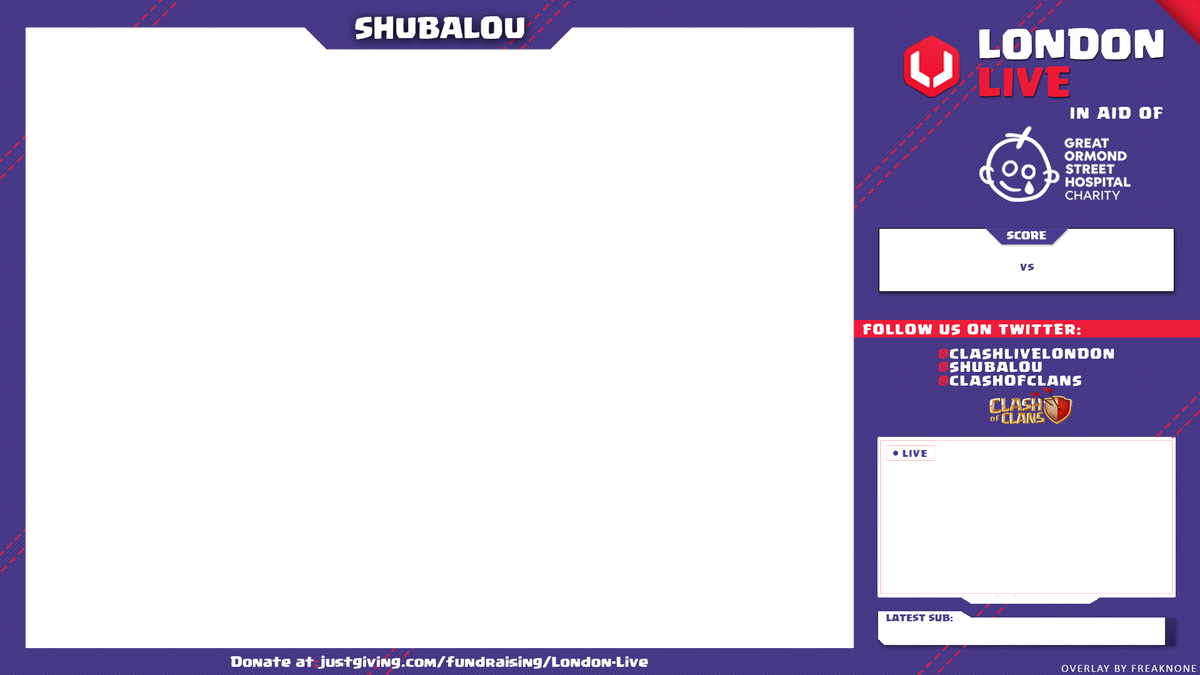 Live In 30 Minutes With 2 War Attacks @ Https - Twitch Overlay Clash Of ...