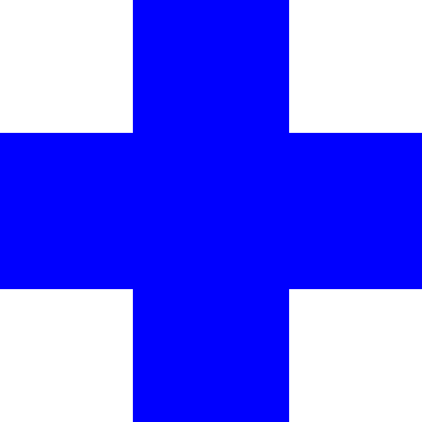 Download Dark Blue Cross PNG Image with No Background - PNGkey.com