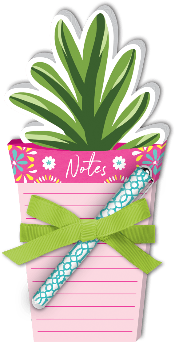 Download Cantina Potted Plant Note Pad With Pen - Cantina PNG Image ...
