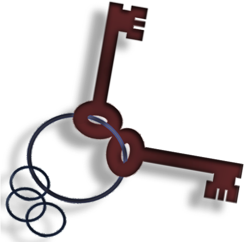 Download Icon Of Two Keys On A Keyring - Two Keys Png PNG Image with No ...