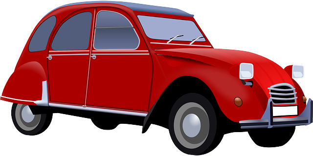 Download Red, Old, Car, Cartoon, Gas, Transportation, Cars - Voiture De ...