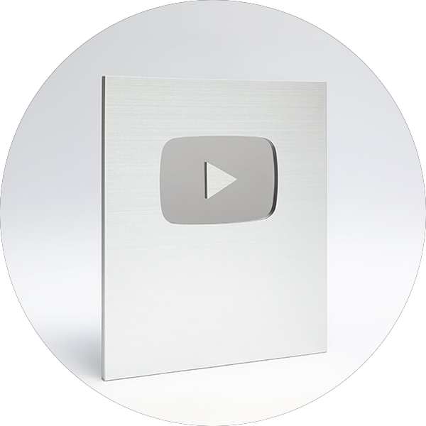 Download Silver Play Button PNG Image with No Background - PNGkey.com