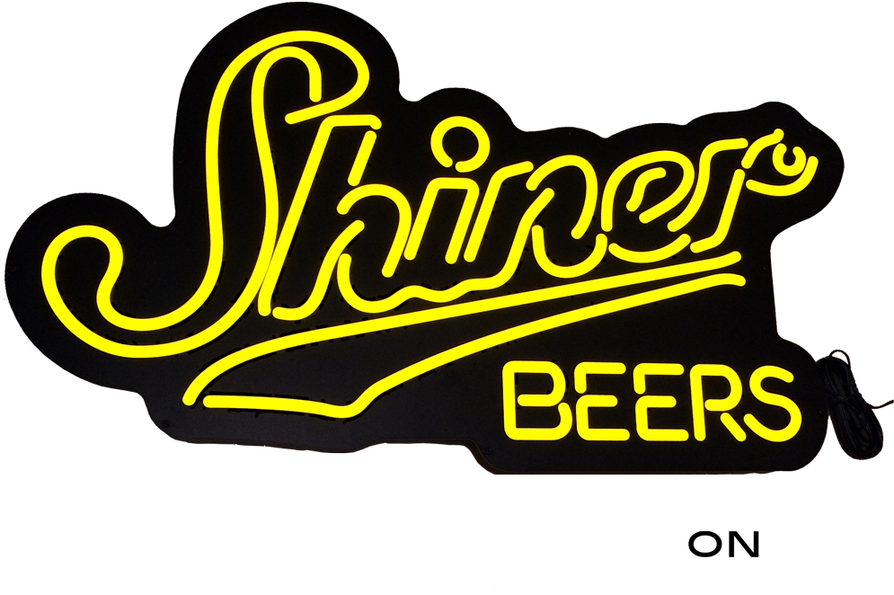 Download Shiner Beers Led Sign - Beer PNG Image with No Background ...