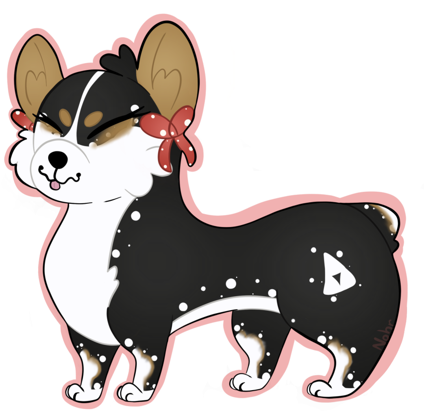Download Good Doggo Corgi - Cartoon PNG Image with No Background ...
