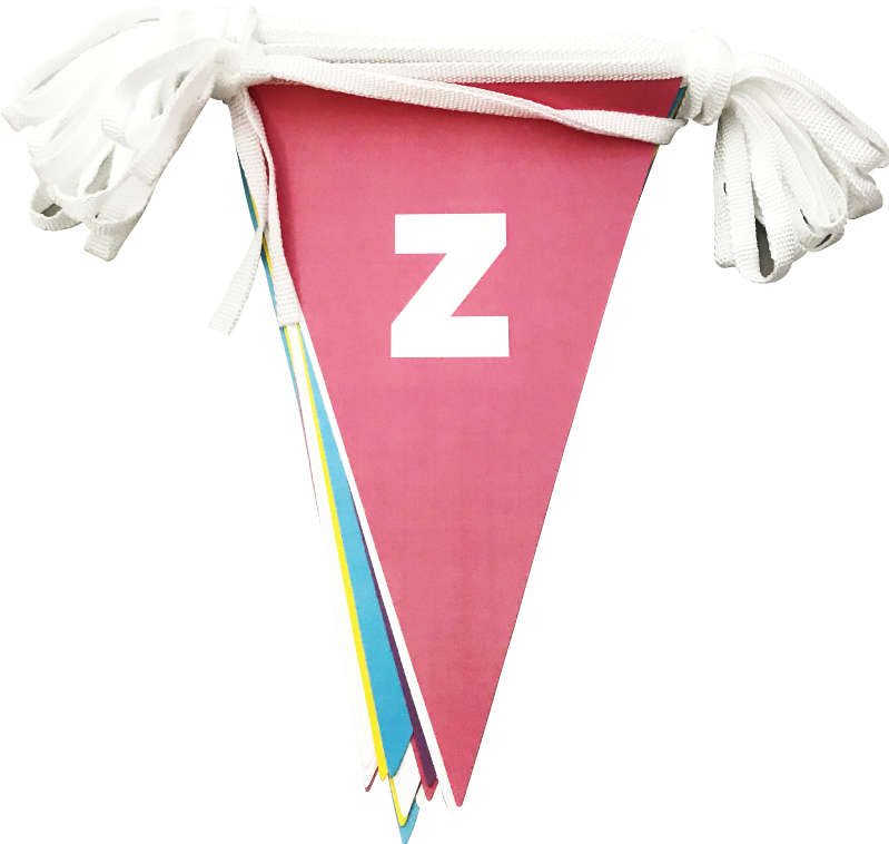 Download Lower Case Alphabet Bunting - Alphabet PNG Image with No ...