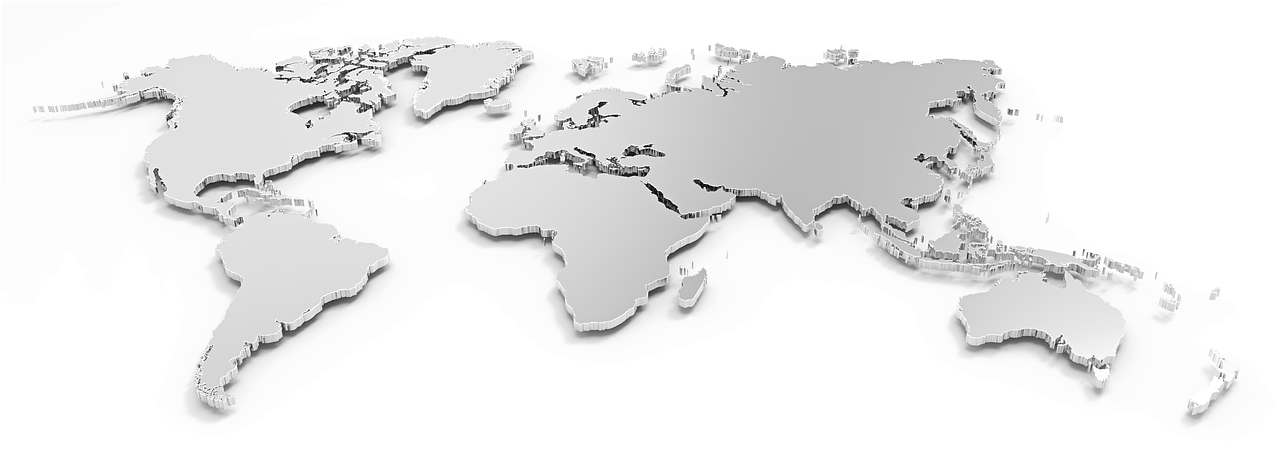 3d World Map Png Transparent Background