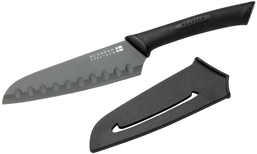 Download Scanpan Spectrum Fluted Santoku Knife PNG Image with No ...