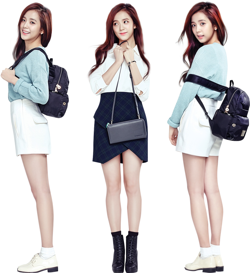 Download Open Jisoo Profile Page - Transparent Body Black Pink PNG ...