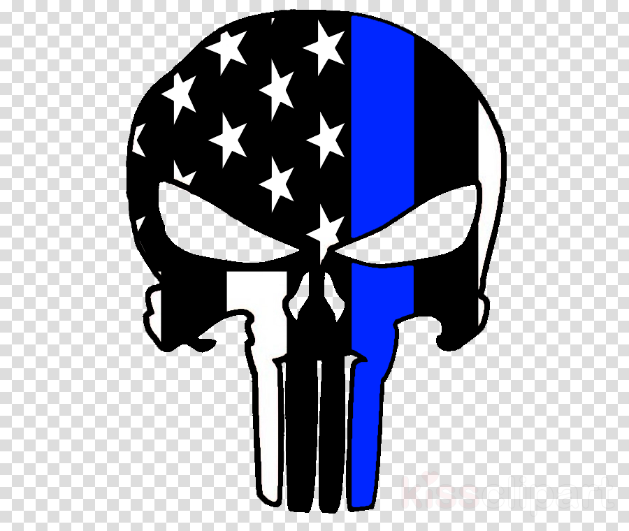 Download Download Thin Blue Line Punisher Clipart Punisher American ...
