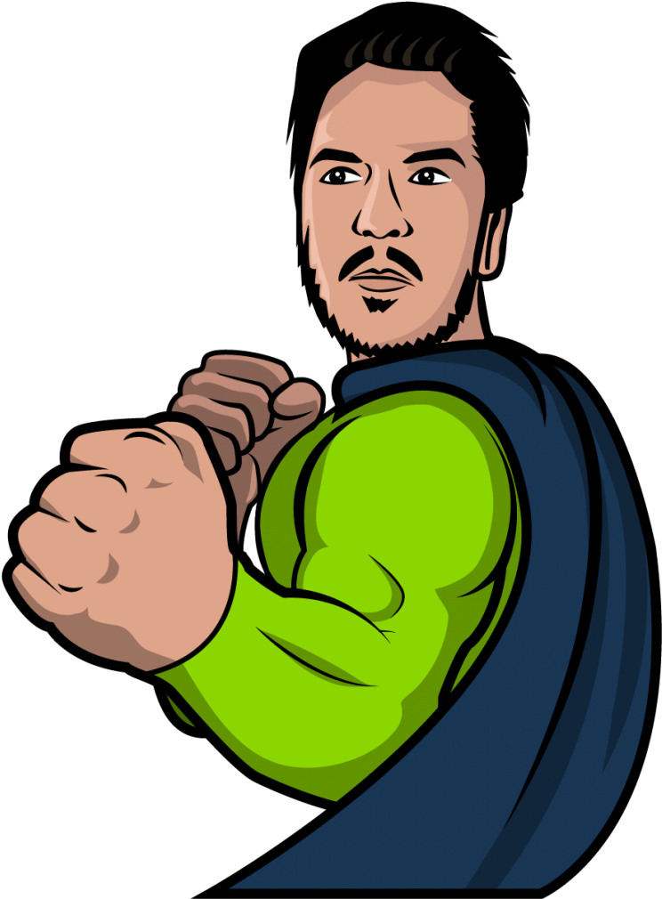 Download An Aggressive Looking Man Has His Fists Ready - Man PNG Image ...