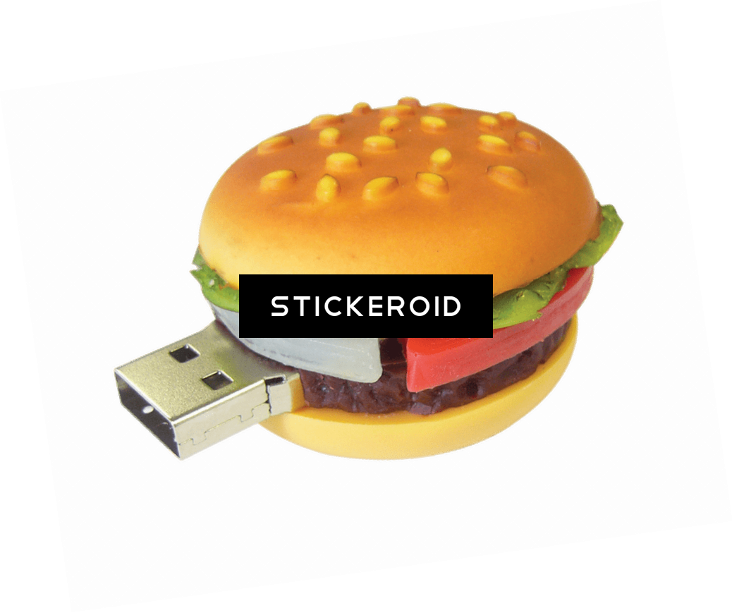 Download Hamburger Usb Stick - Fast Food PNG Image with No Background ...