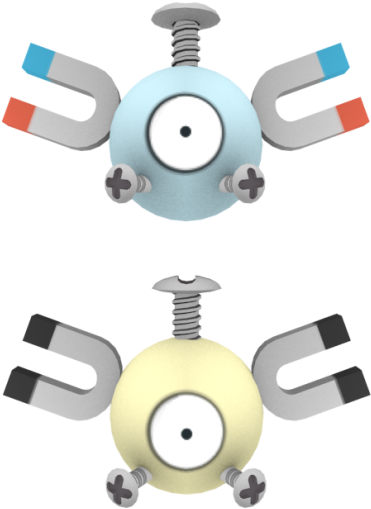 Download Magnemite 3d Model - Fbx PNG Image with No Background - PNGkey.com