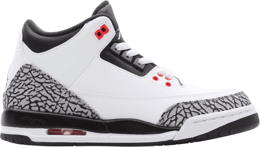 Download Air Jordan 3 Retro Bg 'infrared 23' PNG Image with No ...