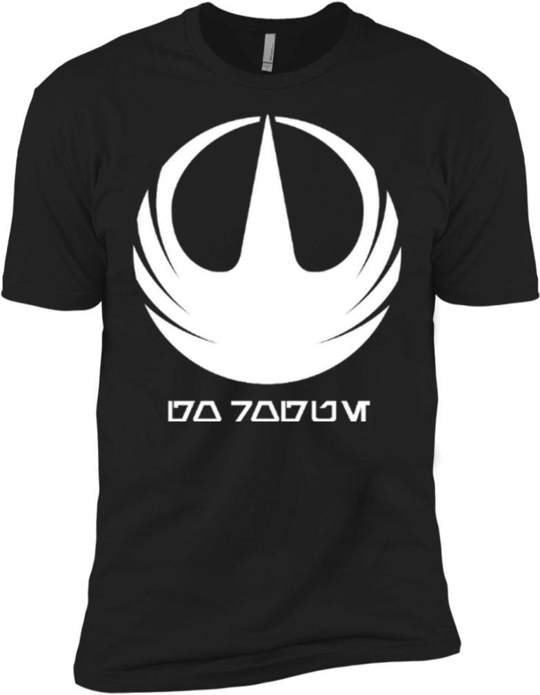 Download Rogue One White Logo Next Level Premium Short Sleeve PNG Image ...