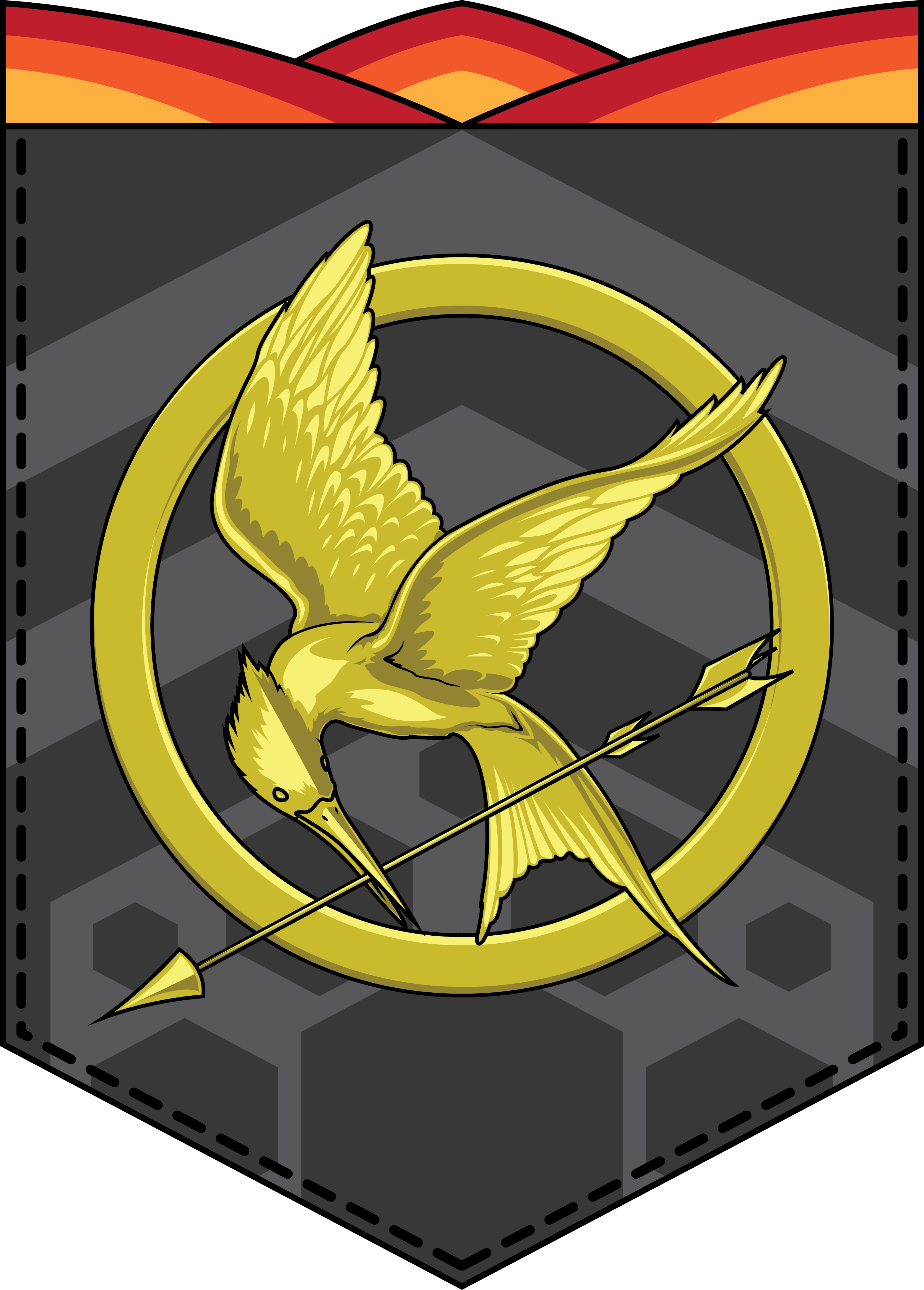 Download Hunger Games T-shirt Pocket Design PNG Image with No ...