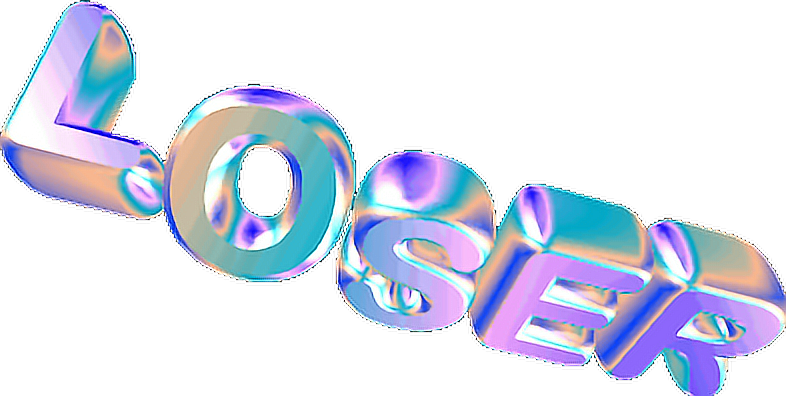 Loser Aesthetic Vaporwave Freetoedit Png Aesthetic - Free Transparent ...