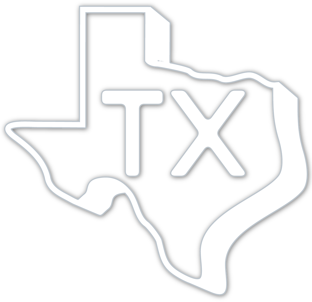 Texas White Outline - Free Transparent PNG Download - PNGkey