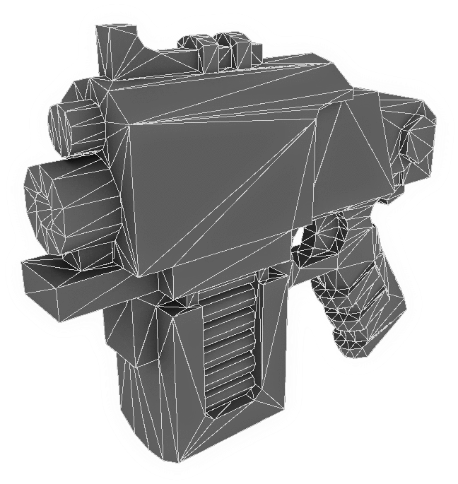 Download Low Poly Hand Gun - Battle Royale Game PNG Image with No ...