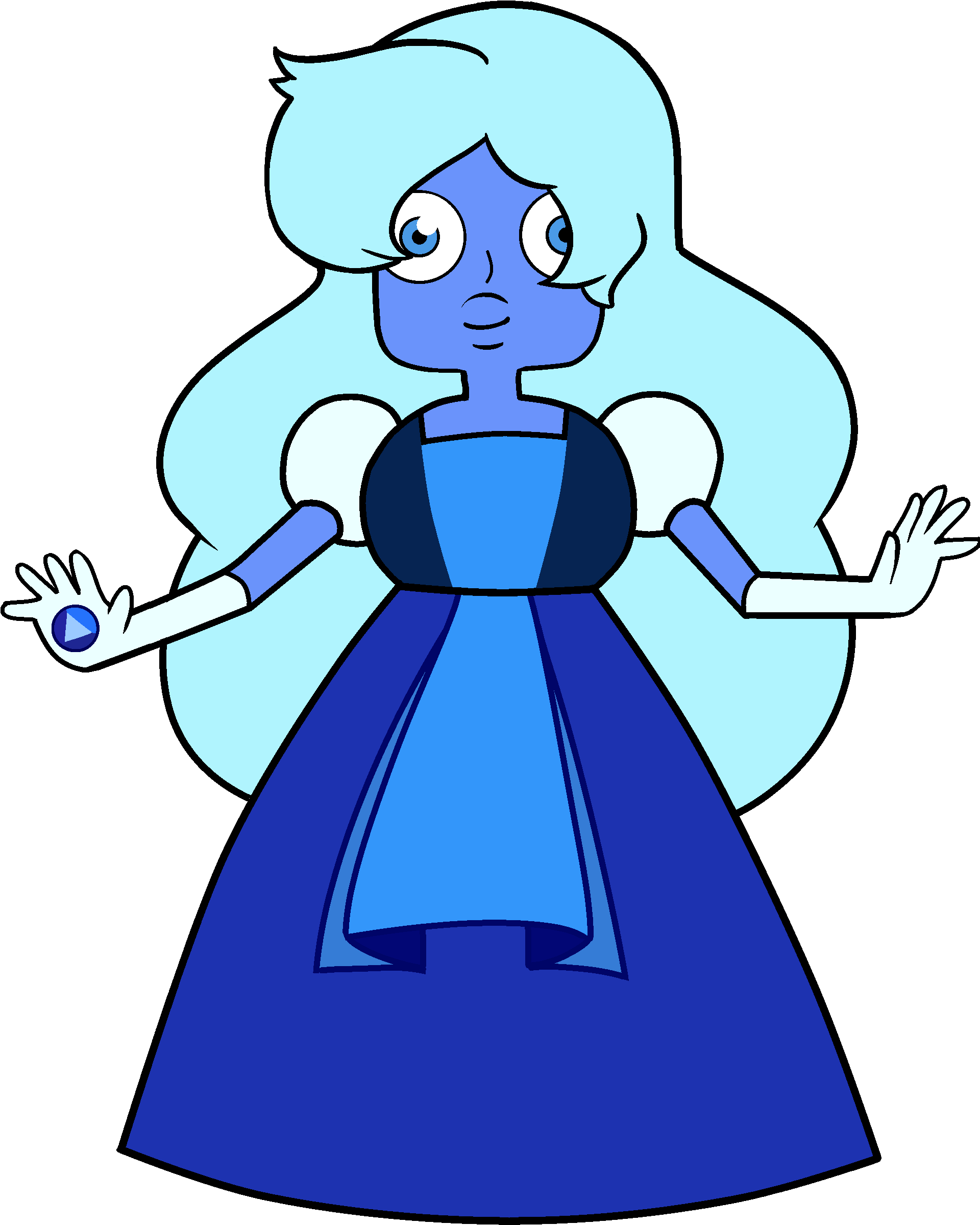 Download The Horror - Sapphire Steven Universe PNG Image with No ...