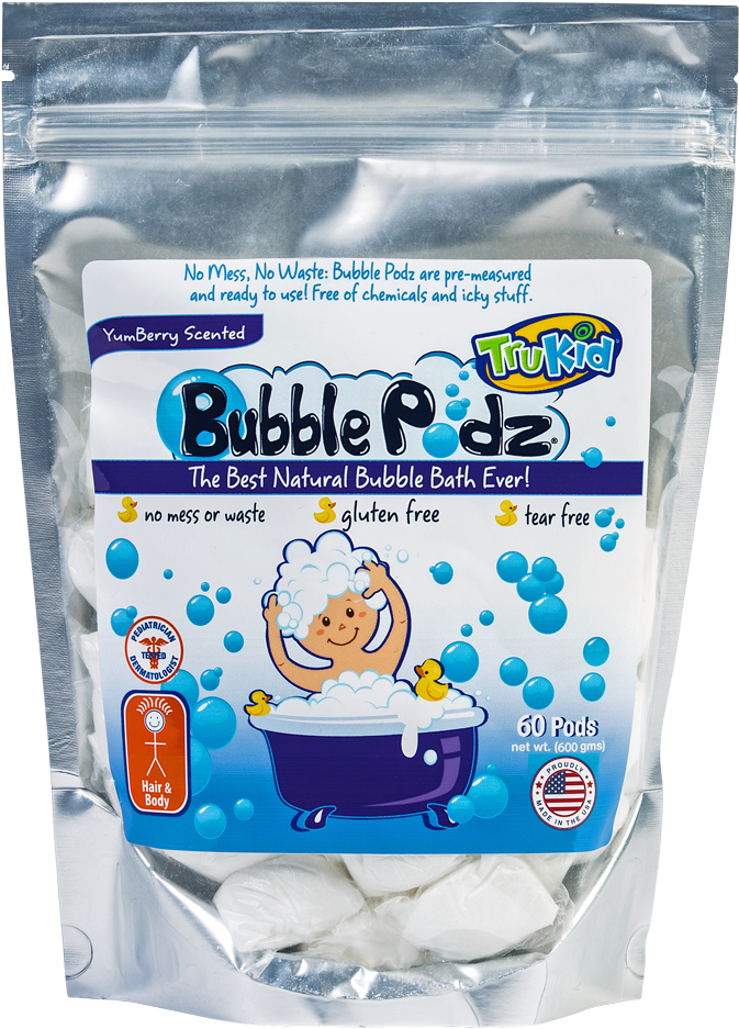 Trukid Bubble Podz, Yumberry Scented Bubble Bath, 60 - Trukid Bubble ...