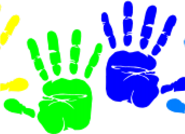 Download Handprint Clipart Transparent Background - Painted Handprints ...