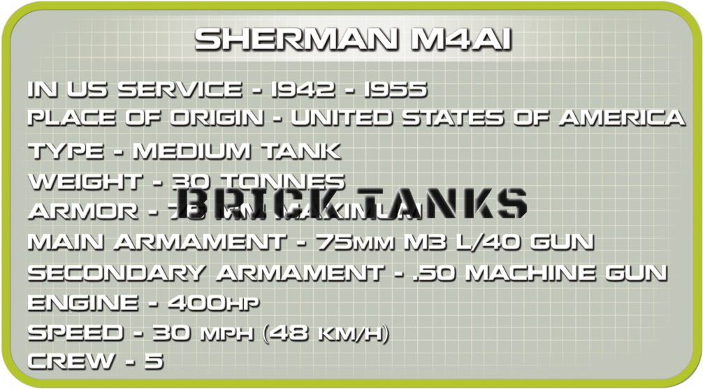 Sherman M4a1 - Free Transparent PNG Download - PNGkey