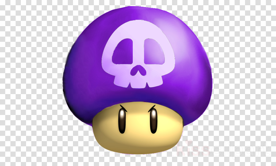 Super Mario Poison Mushroom Clipart Super Mario Bros - Free Transparent ...