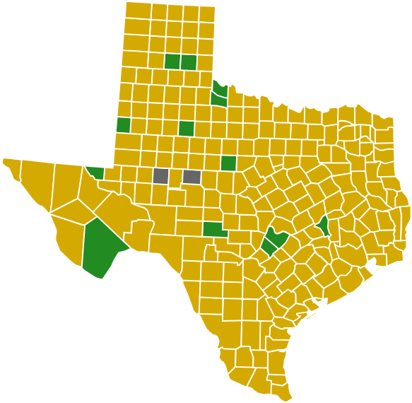 Download Texas Results By County PNG Image with No Background - PNGkey.com