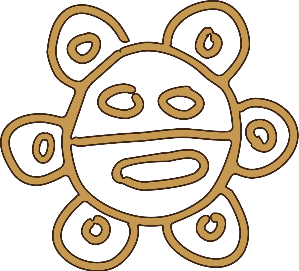 File Tainosun4 Svg Wikimedia Commons Simbolos Tainos - Free Transparent ...