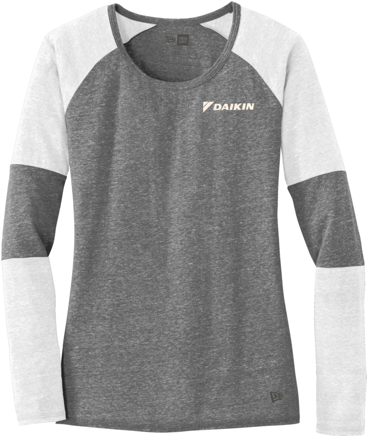 Download D1852w Ladies' Tri-blend Performance Baseball Tee PNG Image ...