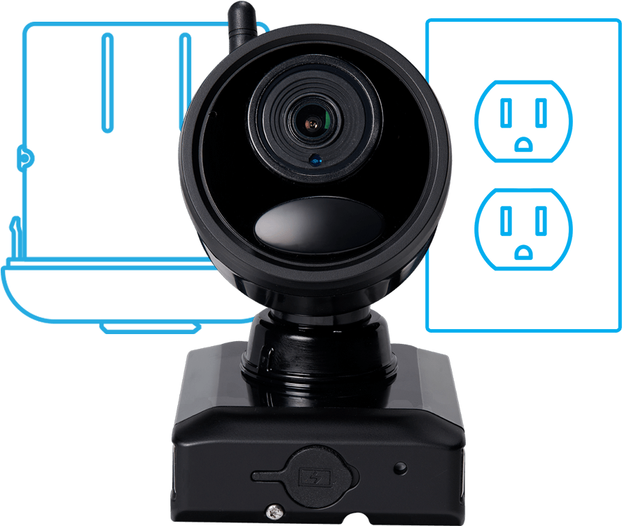 Download Plug In Hybrid Wire-free Security Camera PNG Image with No ...