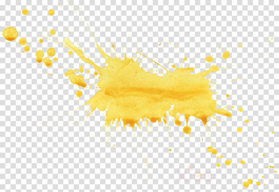 Yellow Watercolor Splash Png Clipart Watercolor Painting - Free ...