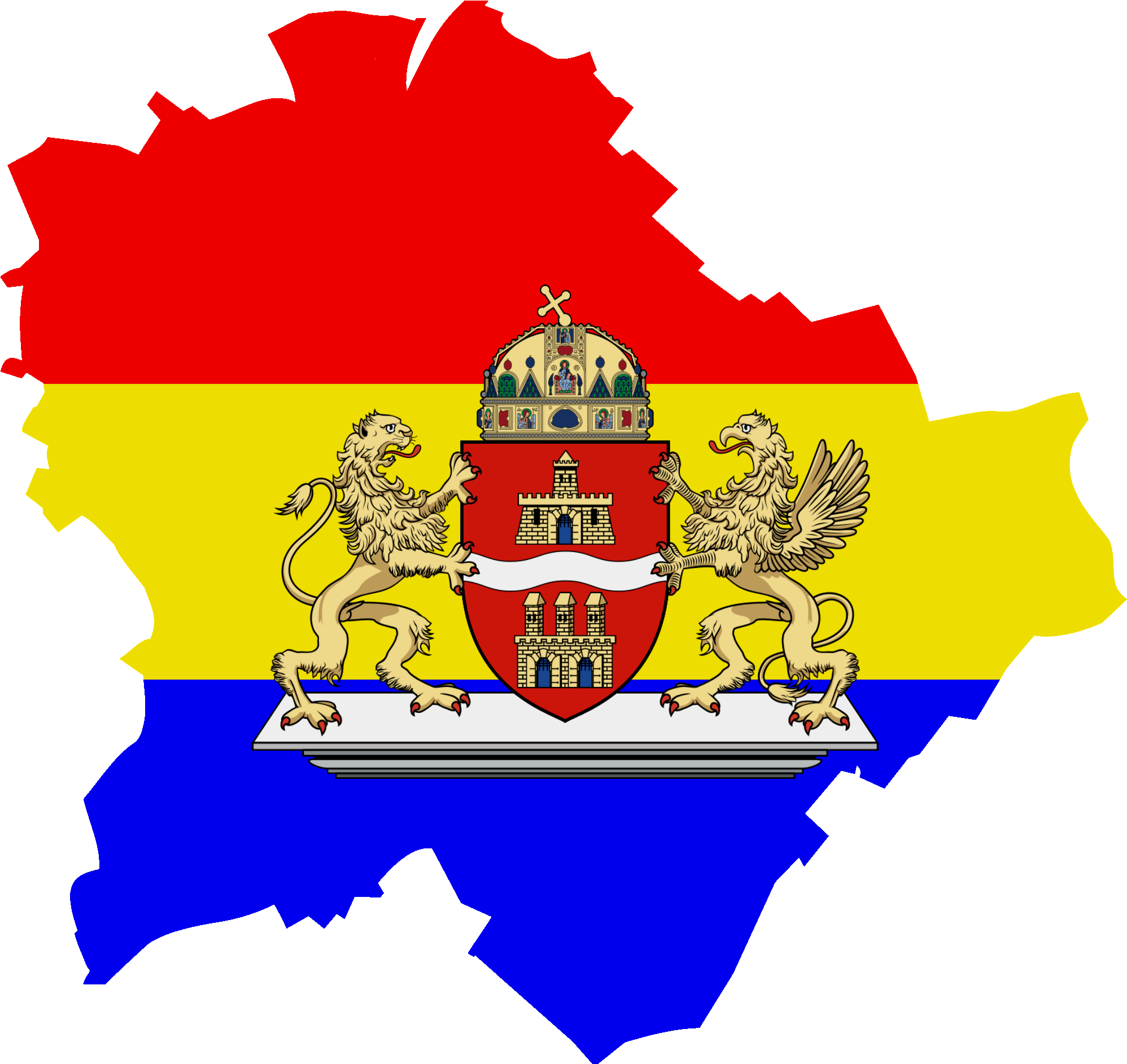 Download Flag Map Of Budapest PNG Image with No Background - PNGkey.com