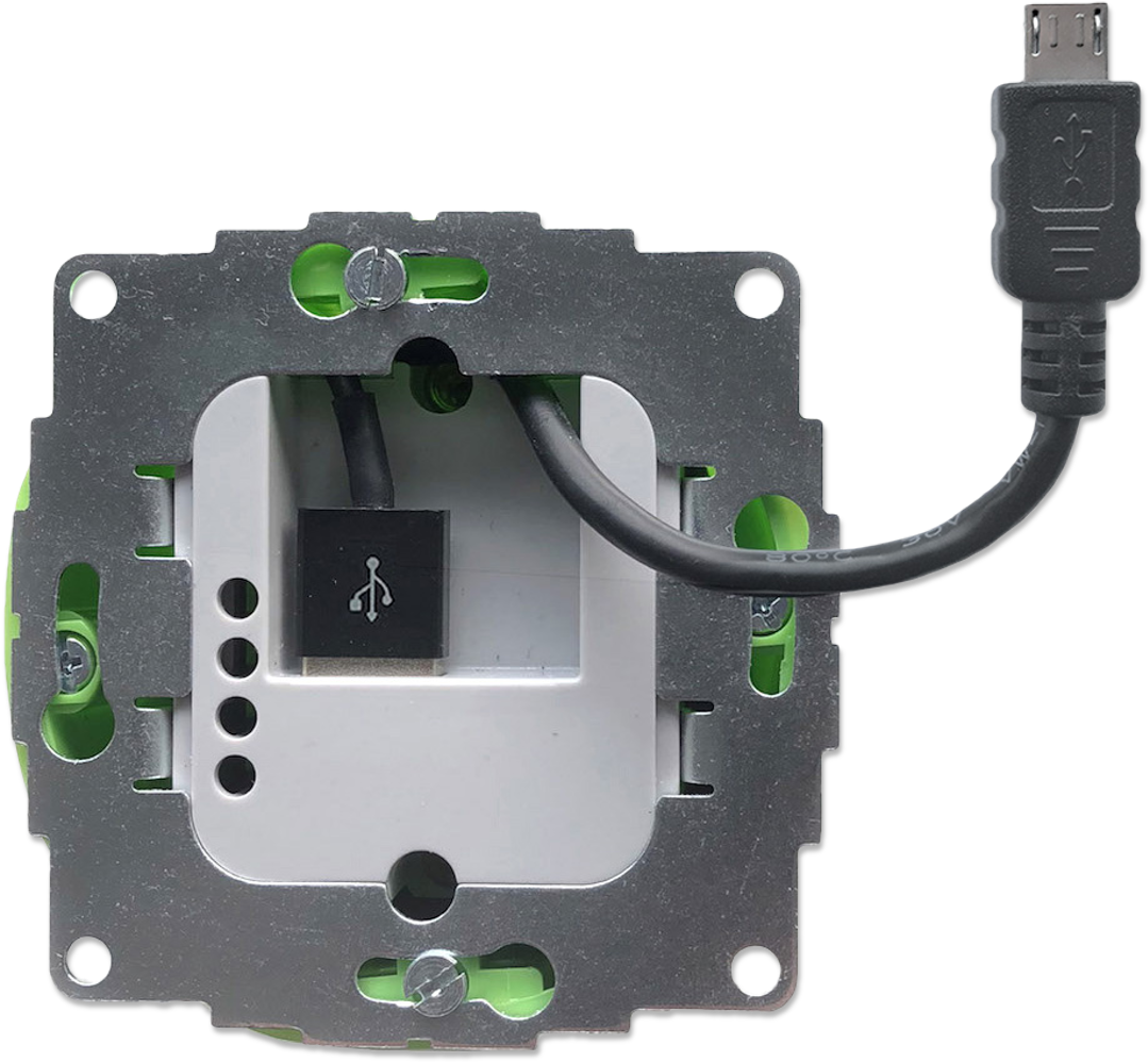 Download Usb Flush-mounted Charger With Micro Usb Cable PNG Image with ...