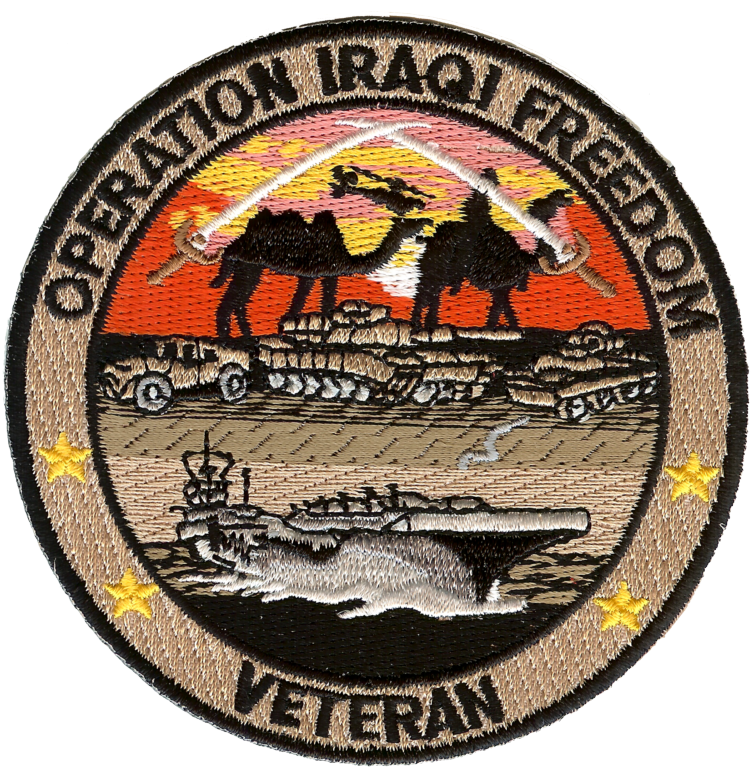 Download Operation Iraqi Freedom Embroidery Patch PNG Image with No ...