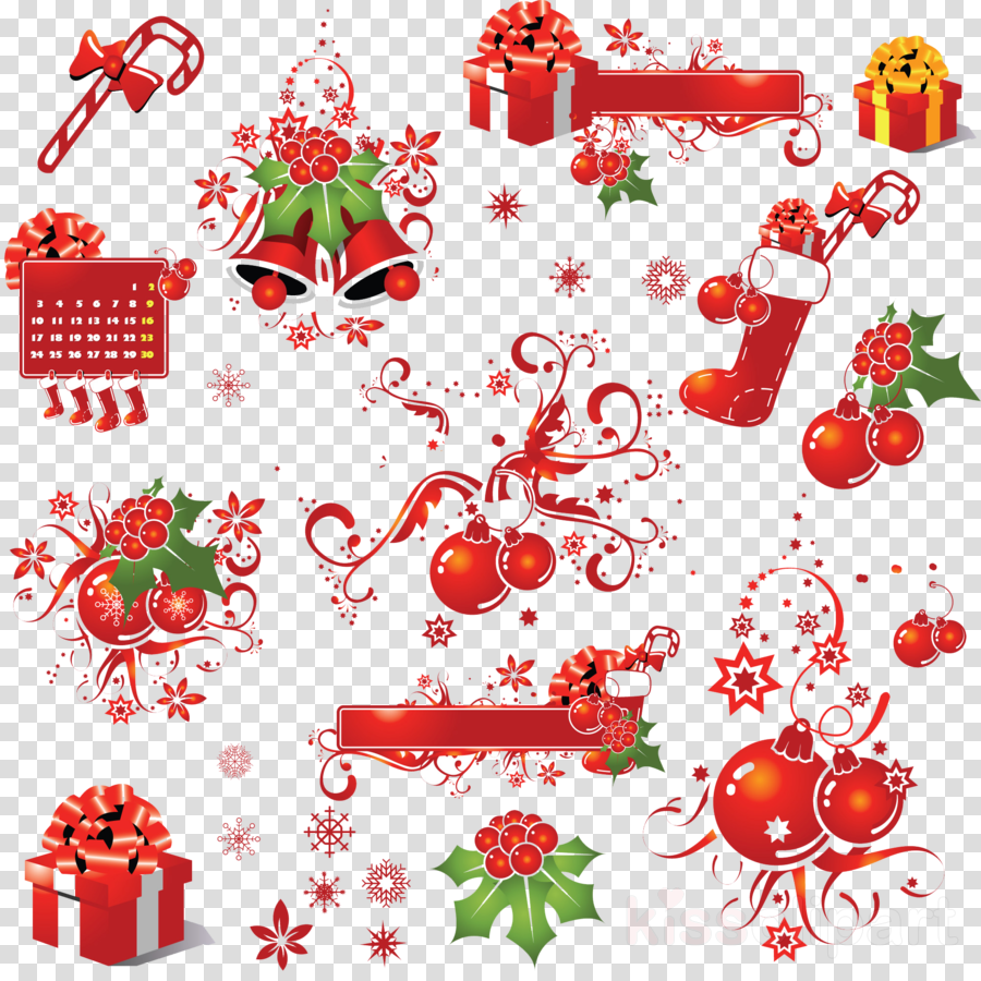 Christmas Elements Png Clipart Christmas Decoration - Free Transparent ...