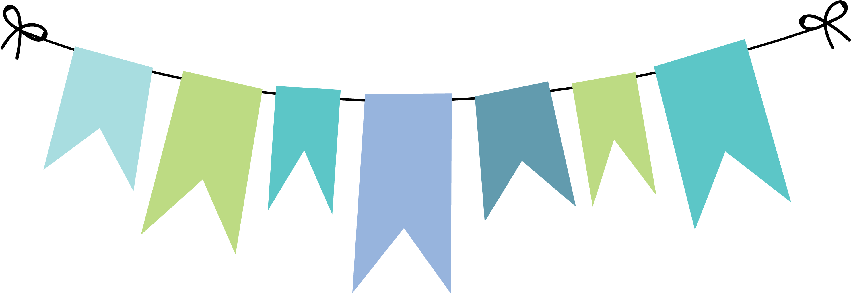 Monster Inc Party, Bunting Banner, Banners, Monsters - Watercolor Green ...