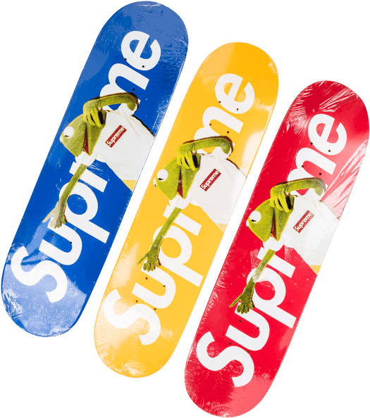 Supreme Kermit The Frog 3 Deck Set "terry Richardson" - Free ...