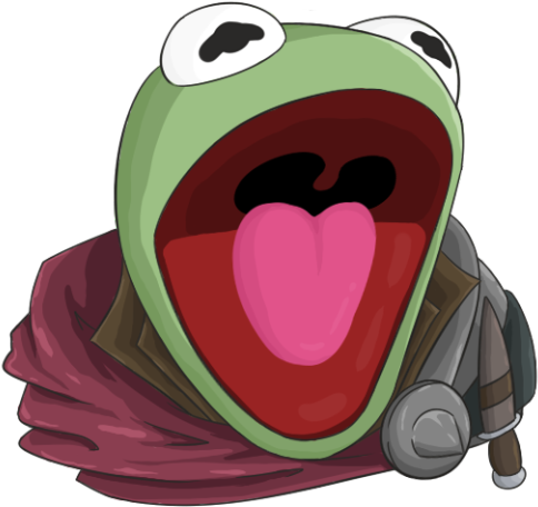 Another Emote I Made For A Discord Group - Kermit The Frog Emote - Free Transparent PNG Download ...