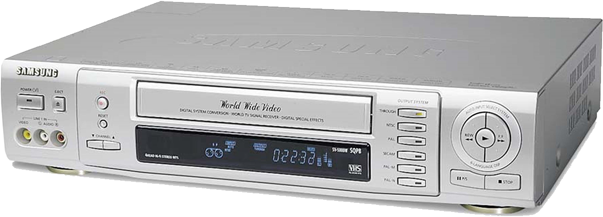 Download Samsung Sv 5000w Multi System Converting Vcr - Cassette Deck ...