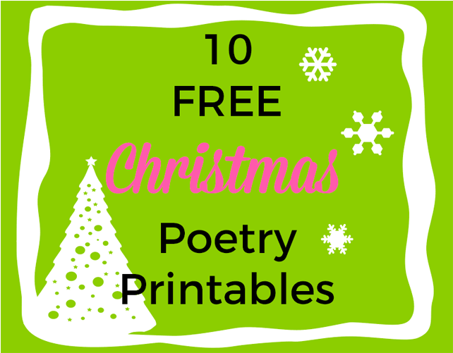 Download 10 Free Christmas Poetry Printables PNG Image with No ...